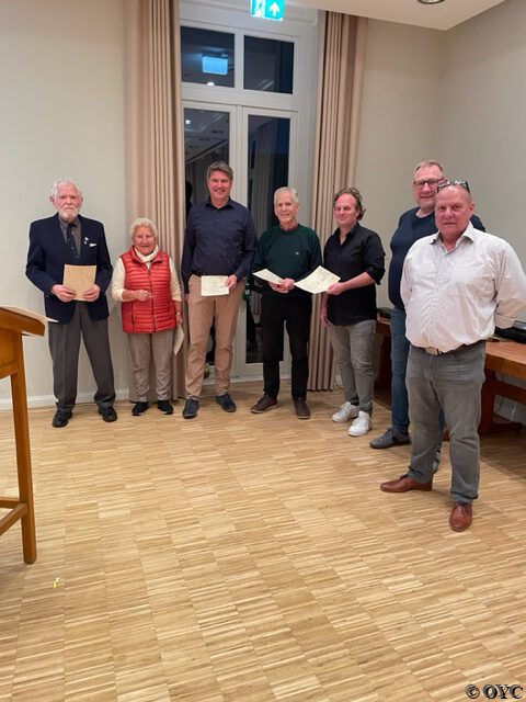 Ehrungen Jahreshauptversammlung 2023 – Oldenburger Yacht-Club e.V.
